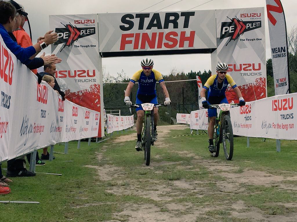 The winners of Day 1 team USN Purefit (Darren Lill & Waylon Woolcock ...